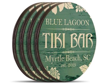 Tiki Coasters | Etsy