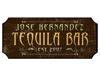 Hanging bar sign | Etsy