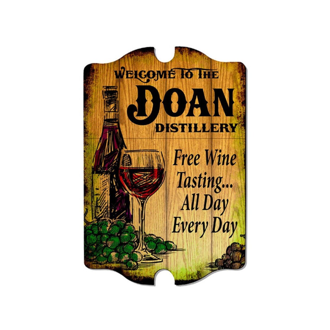 Wine Wall Decoration Custom Wine Sign Wine Decor Wine - Etsy