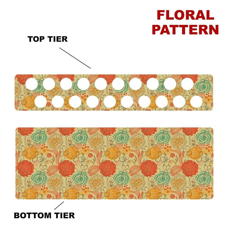 CHOOSE YOUR PATTERN Counter Caddies™ 24 Inch Straight Unit - Etsy