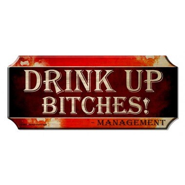 Drink up Wood Plaque Sign - Etsy