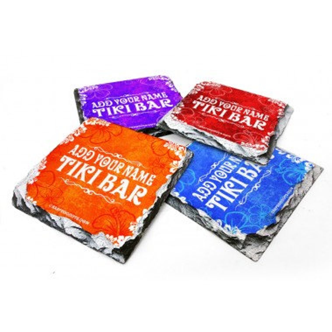 Tiki Drink Coaster Tiki Bar Coasters Tiki Themed Coaster - Etsy