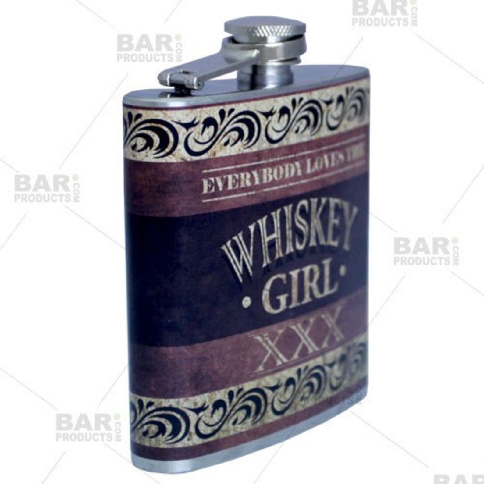 Flask Woman Flask Whiskey Girl Flask Women's Flask | Etsy