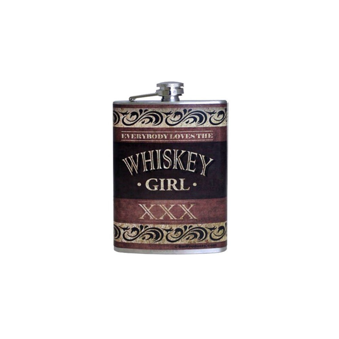 Flask Woman Flask Whiskey Girl Flask Women's Flask - Etsy