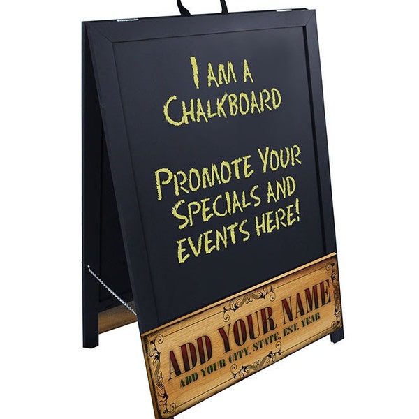 Chalkboard Wood Sign - Etsy