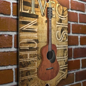 Wood Bar Sign Tavern Shaped Live Music Nightly - Etsy