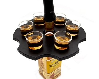 Wood Shot Glass Serving Tray - Etsy