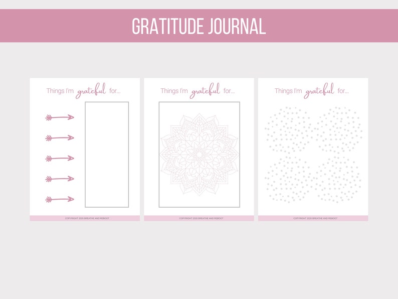 Gratitude Focused Weekly Planner and Journal, Daily Gratitude, Happy ...