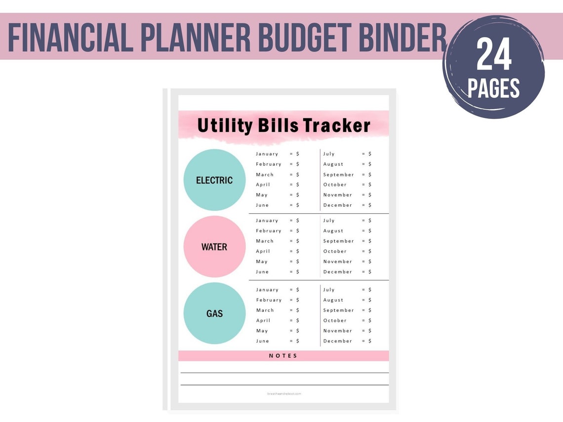 Money Binder Budget Template Budget Sheets Savings | Etsy