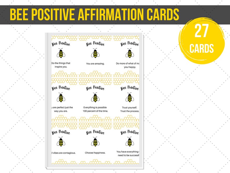 Printable Affirmation Cards, Positive Affirmation Cards Printable ...