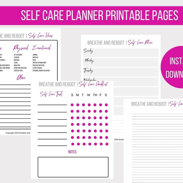 Self Love Worksheets - Etsy