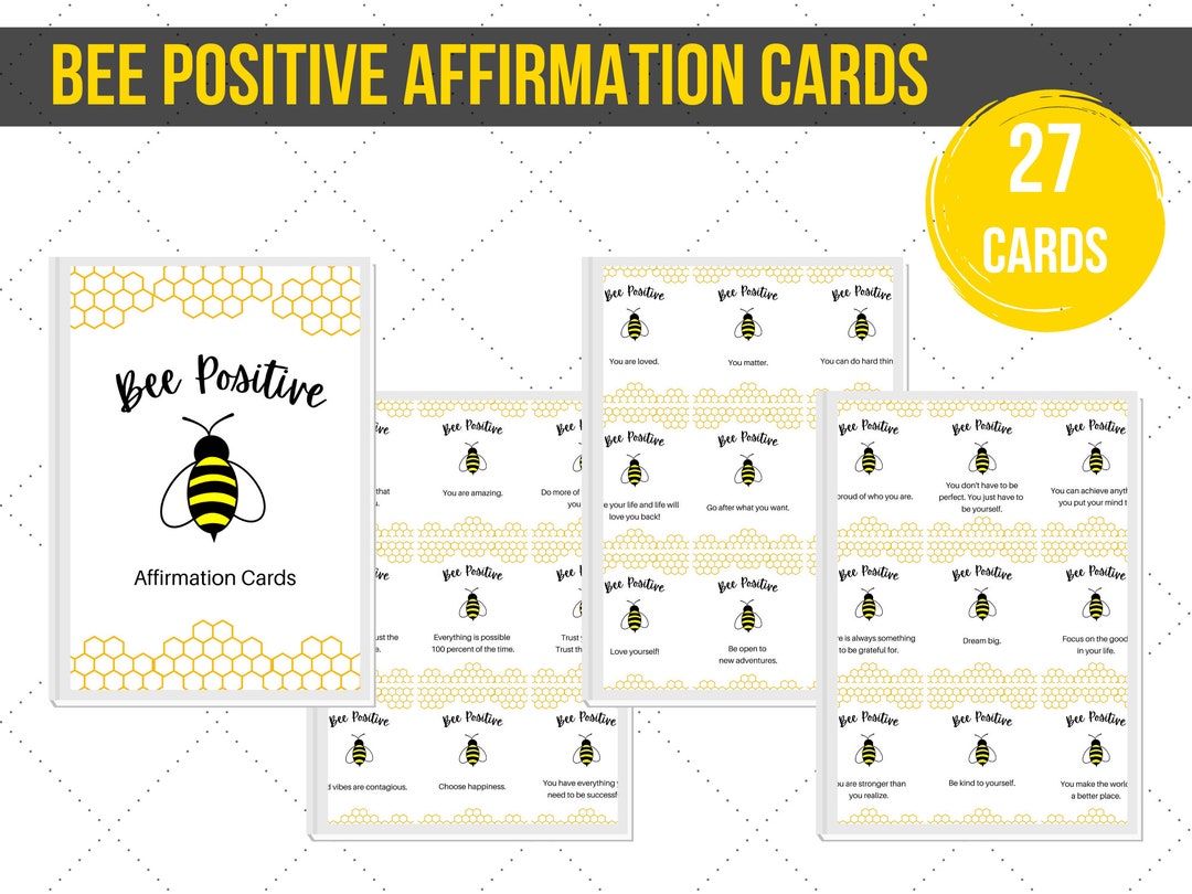 Printable Affirmation Cards, Positive Affirmation Cards Printable ...