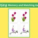 Spring Theme Matching Game | Printable Memory Game | Indoor Activity ...