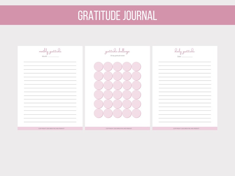 Gratitude Focused Weekly Planner and Journal, Daily Gratitude, Happy ...