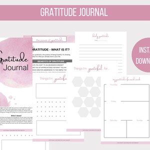 Gratitude Focused Weekly Planner and Journal, Daily Gratitude, Happy ...
