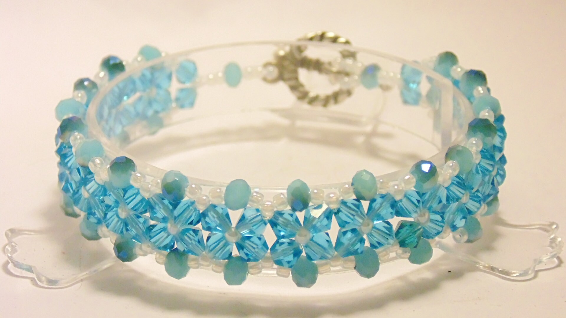 Right Angle Weave Bracelet, Swarovski Crystal Bracelet, Ladies ...