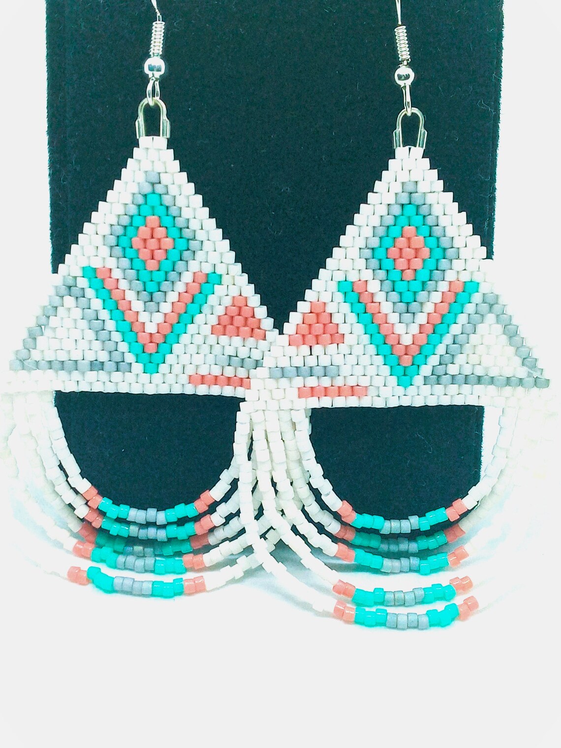 Boho Dangle Loop Fringe Earrings - Etsy