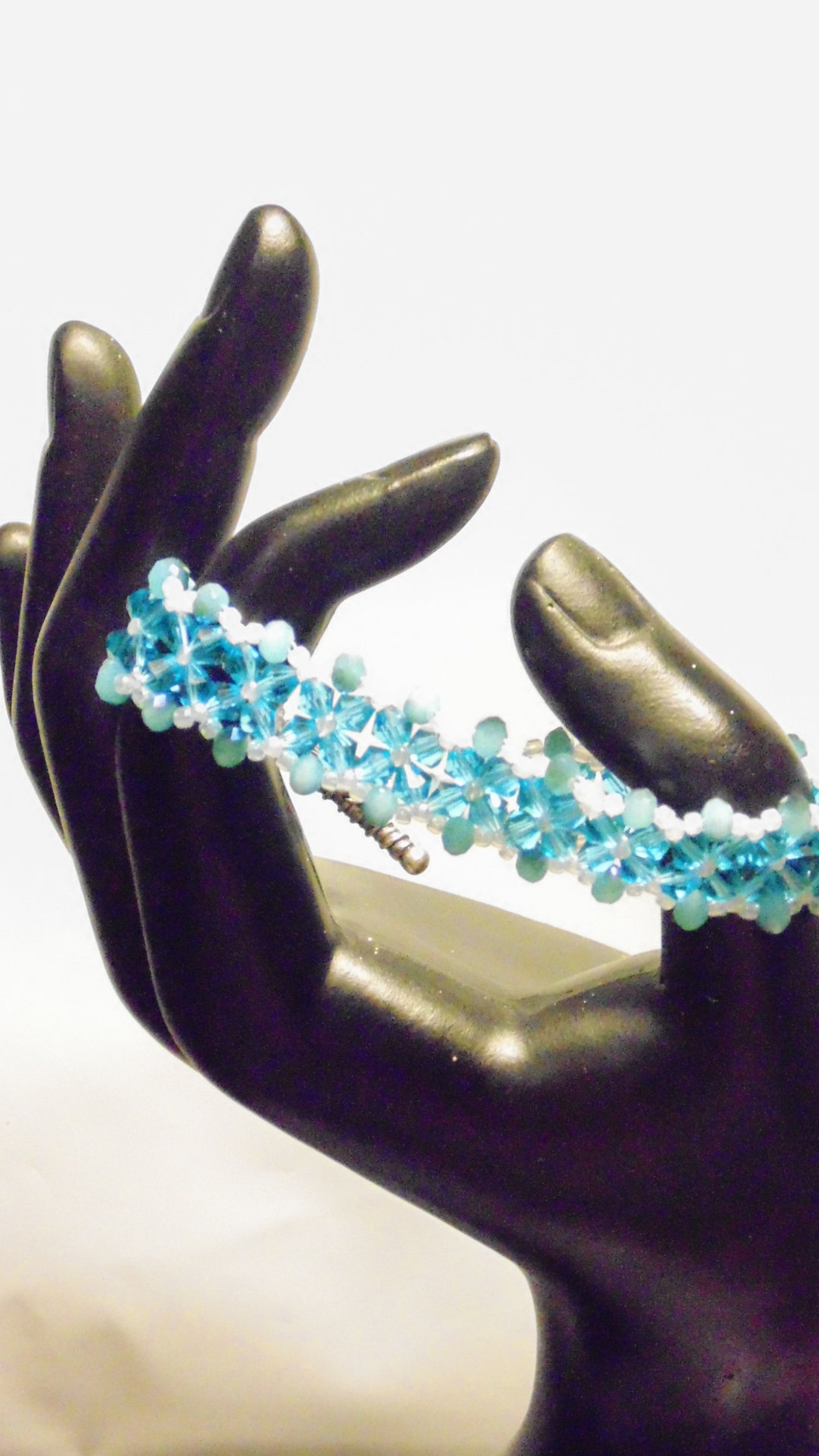 Right Angle Weave Bracelet, Swarovski Crystal Bracelet, Ladies ...