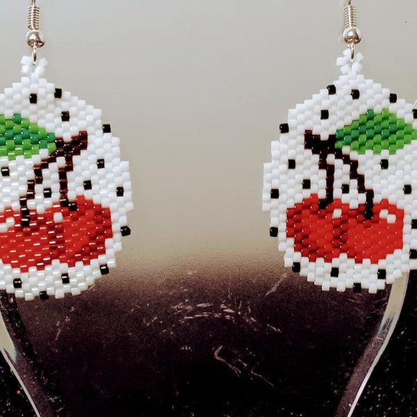 Cherry Earrings - Etsy