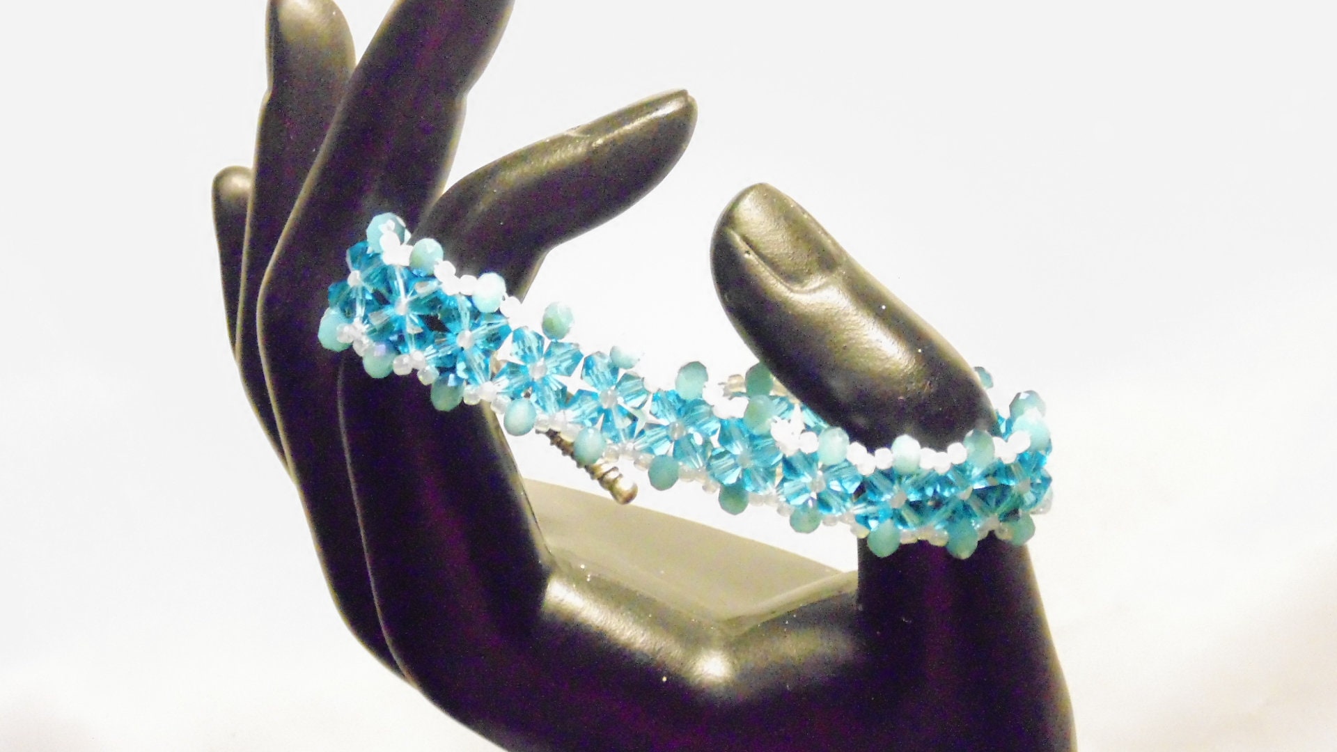 Right Angle Weave Bracelet, Swarovski Crystal Bracelet, Ladies ...