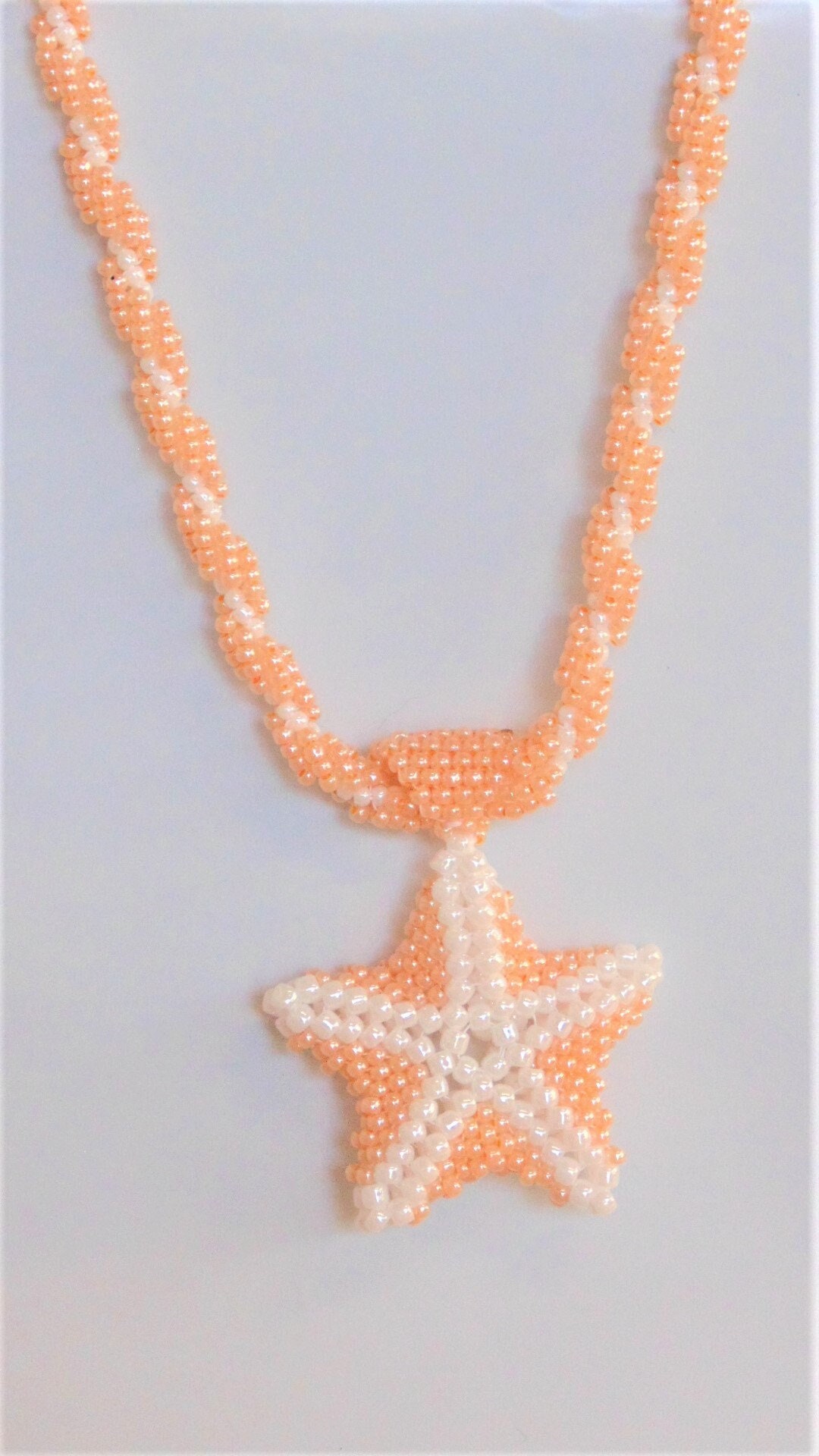 Ladies Beaded Starfish Necklace - Etsy