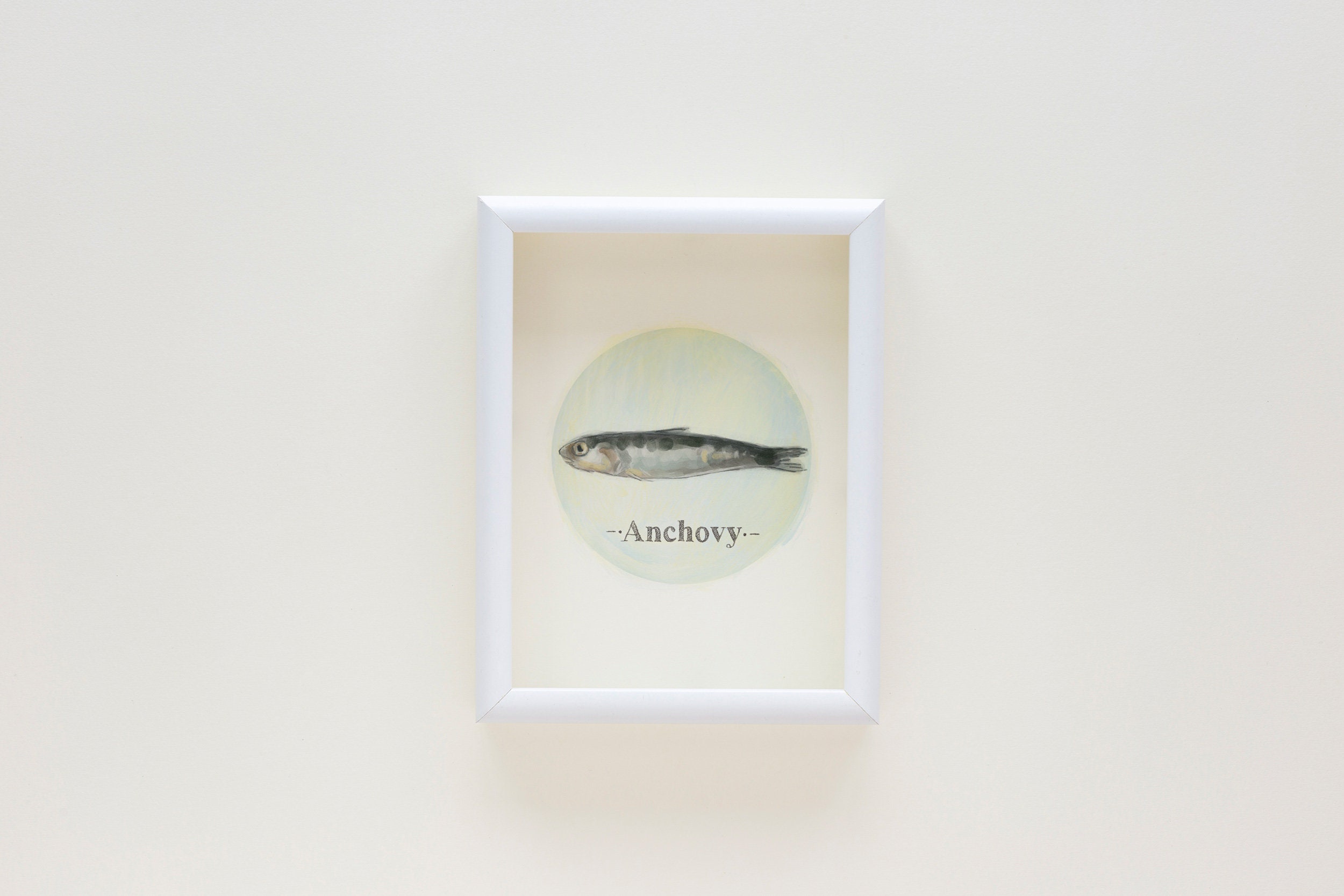 Illustration of an Anchovy Ideal as a Gift to Decorate - Etsy UK