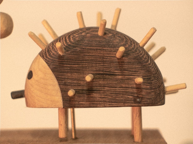 Cute Handcrafted Hedgehog Automaton: Unique Gift Idea for Animal Lovers ...