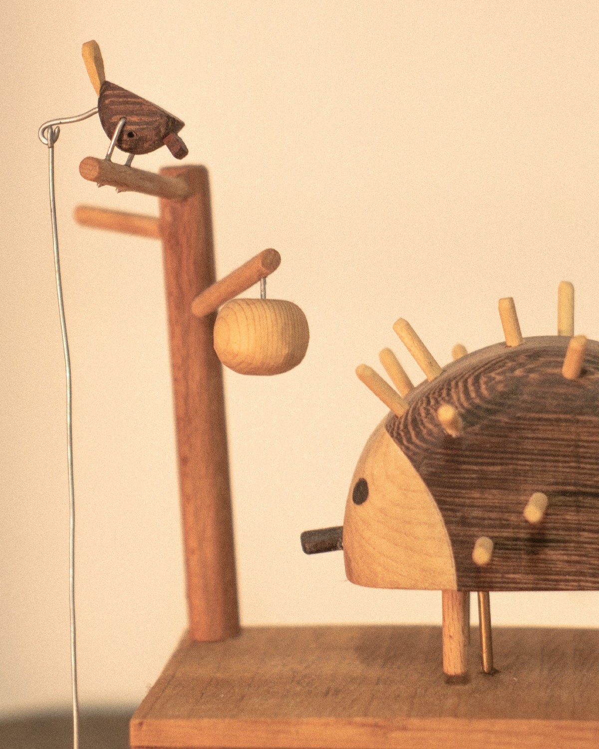 Cute Handcrafted Hedgehog Automaton: Unique Gift Idea for Animal Lovers ...