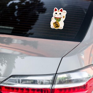 Lucky Cats That Bring Good Fortune | Japanese Art Sticker | 招き猫 - Etsy