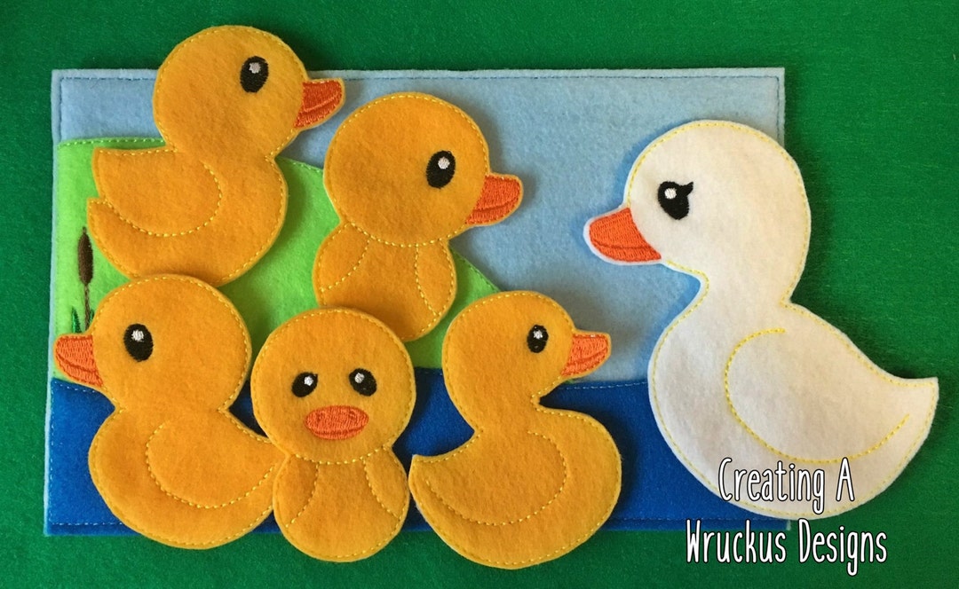 File Little Ducks DIGITAL Embroidery Design - Etsy