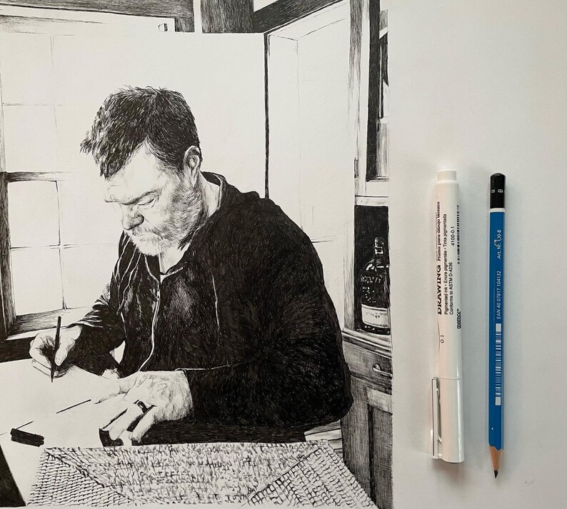 Custom Portrait Drawing - Etsy