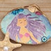Swimming Mermaid, Decoupage Clam Shell, Ring Dish, Mermaid Dish, Beach ...