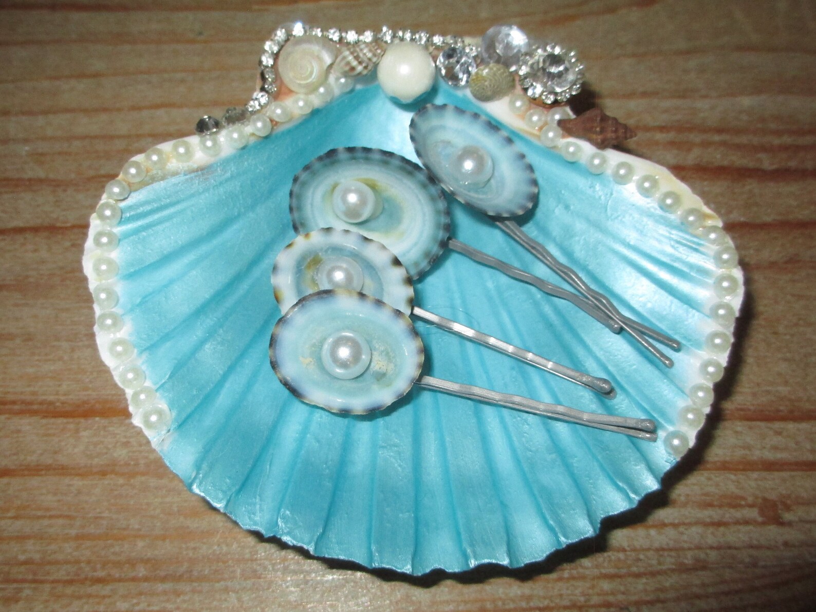 Seashell Hair Pins Beach Hair Pin Seashell Bobby Pins Set - Etsy
