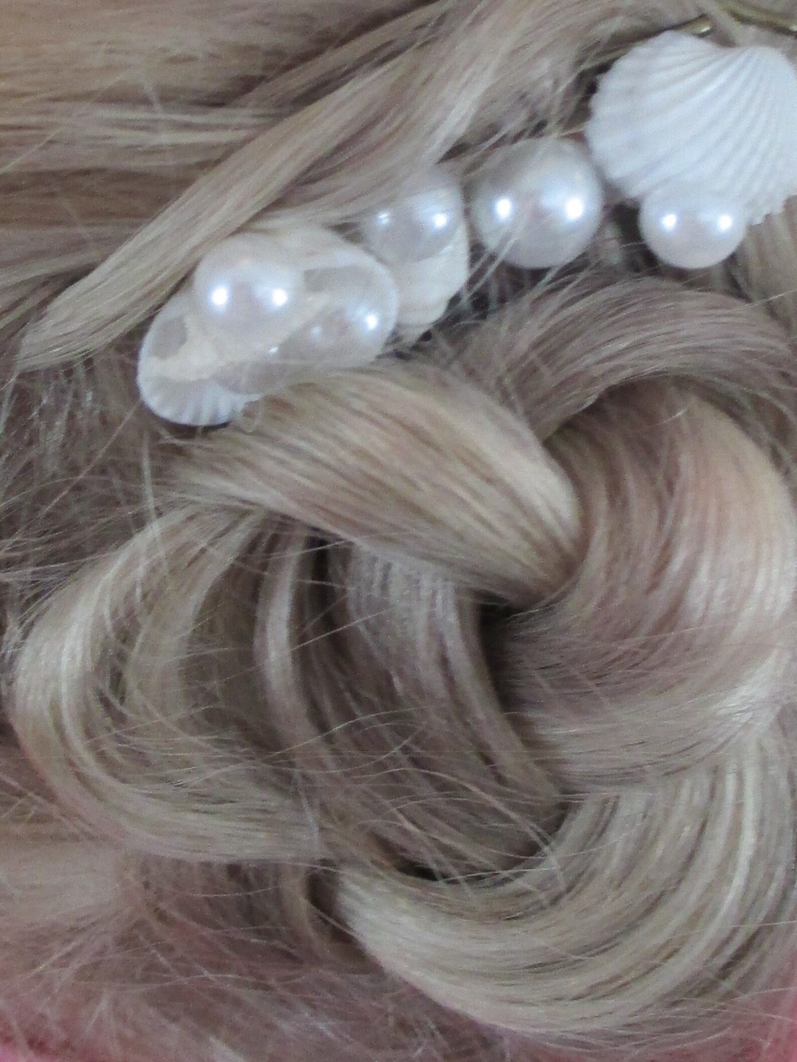 Mermaid Hair Piece White Shell Hair Clip Wedding Style Hair - Etsy