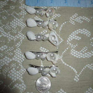 Mermaid Hair Piece, White Shell Hair Clip, Wedding Style, Hair ...