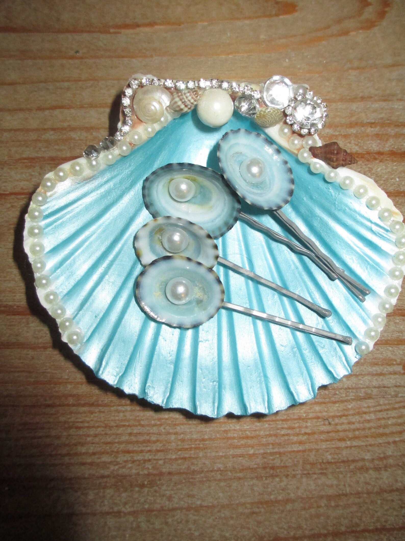 Seashell Hair Pins Beach Hair Pin Seashell Bobby Pins Set - Etsy