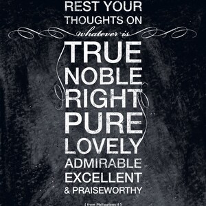 Bible Verse Subway Art Inspirational Quote Scripture Wall - Etsy