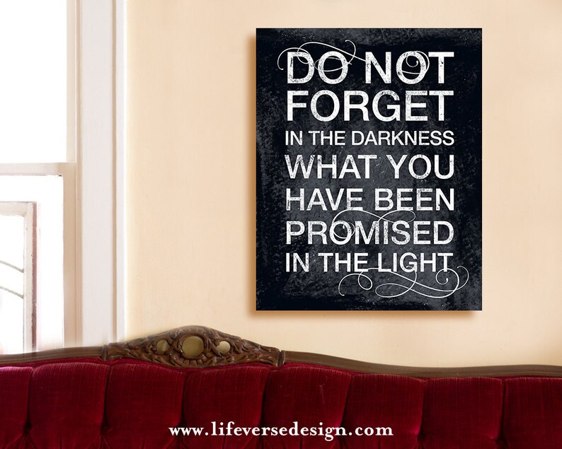 Subway Art Inspirational Quote Motivational Saying Christian Wall Art ...