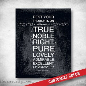 Bible Verse Subway Art Inspirational Quote Scripture Wall - Etsy