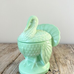 Vintage 1990's L.E. Smith for Martha Stewart Jadeite Green Milk Glass ...