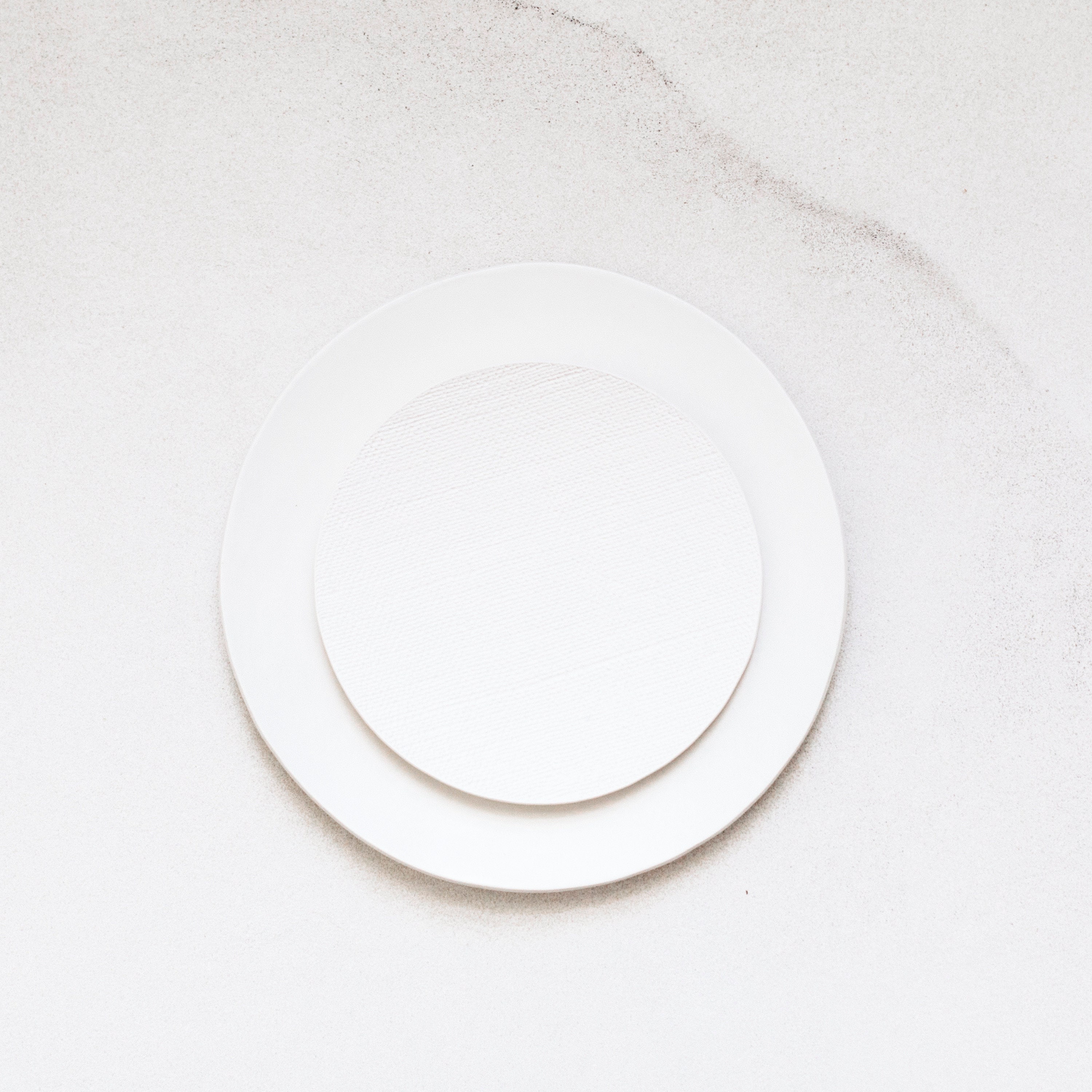 Organic Set- Handmade White Ceramic Salad Plate - Etsy