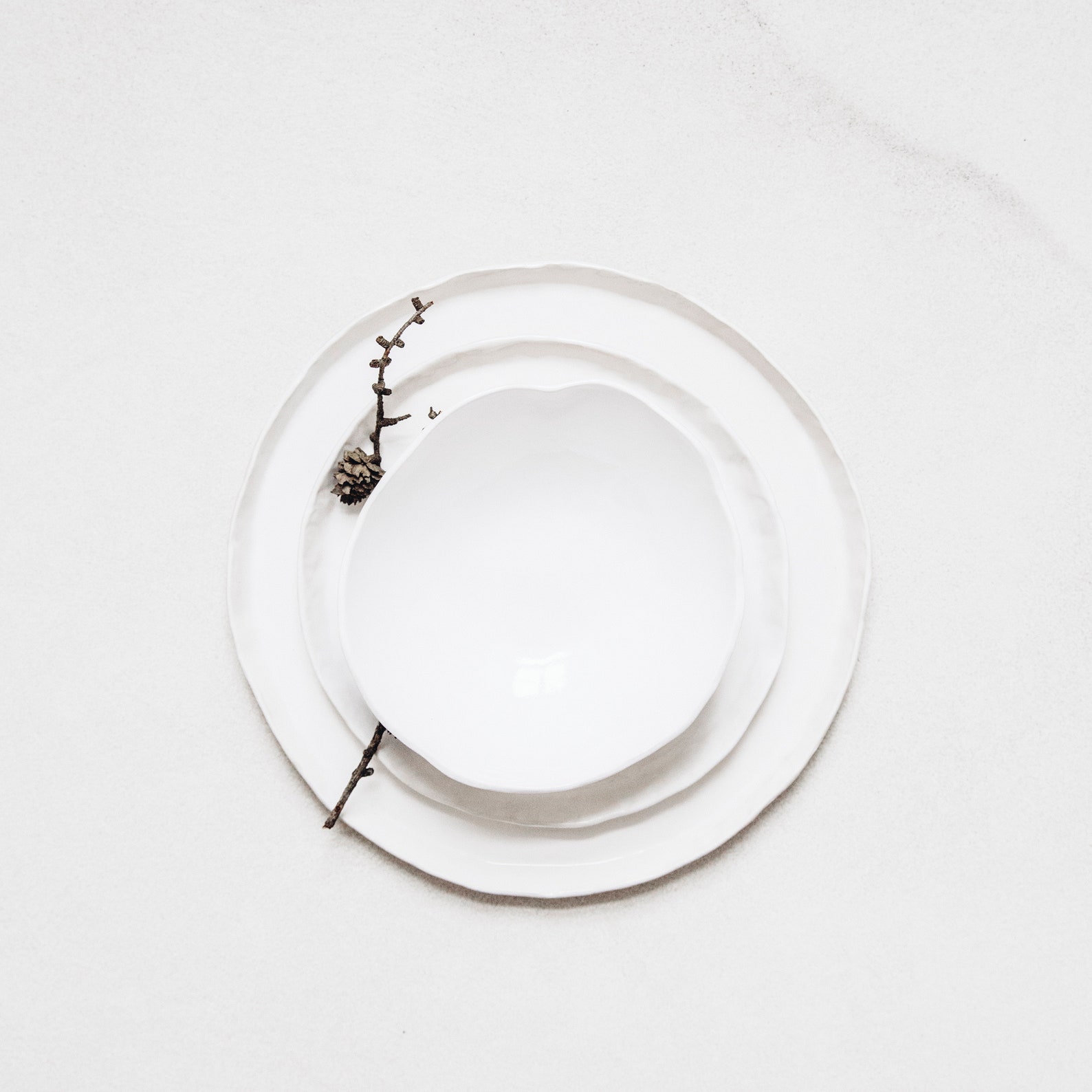 Handmade Ceramic Dinner Plate, Handmade Dinnerware, Wave Edge Dinner ...