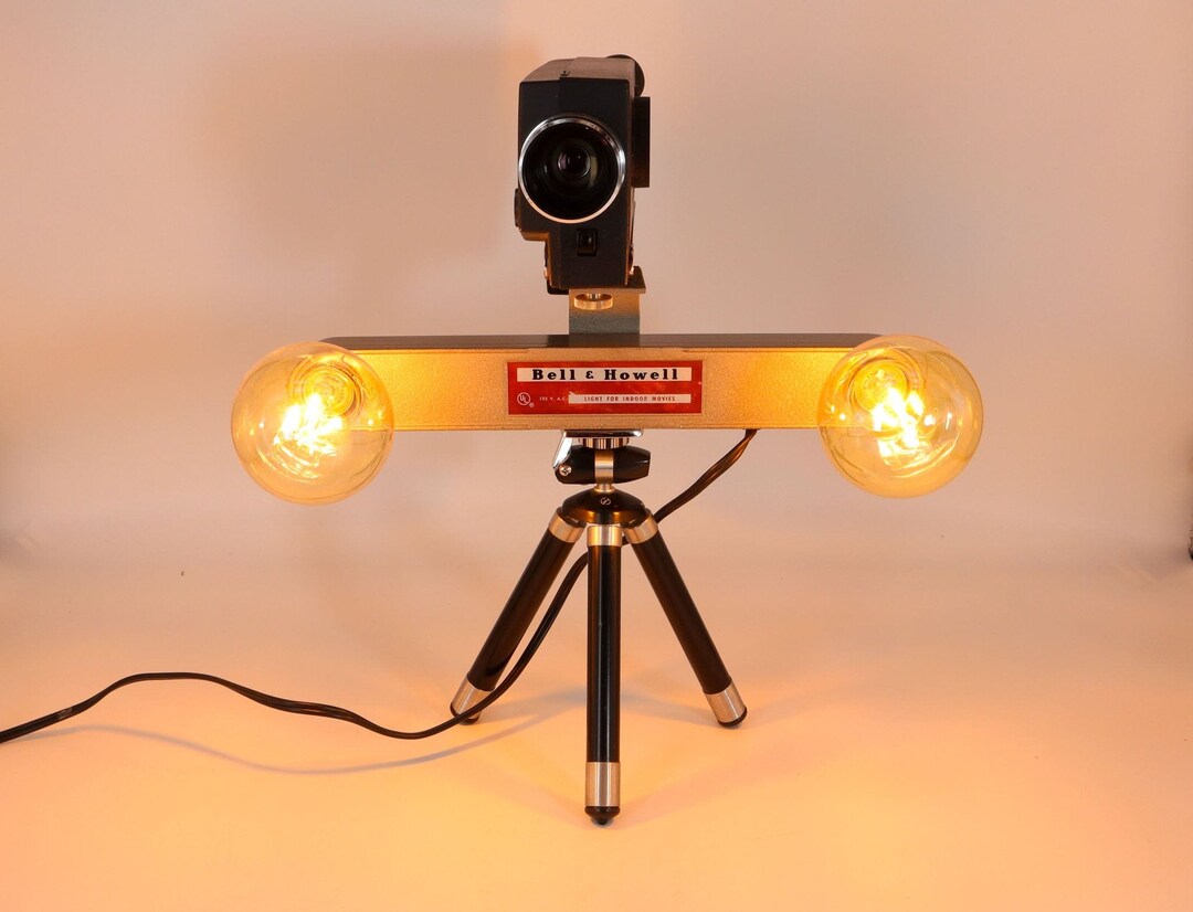 Movie Camera Lamp 1960's 8mm Kodak Camera , Bell , Howell Light Bar on ...