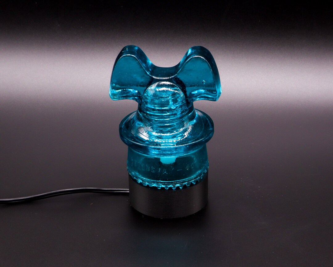 Hemingray-60 Insulator Lamp Base Kit: Industrial Man Cave Lighting - Etsy