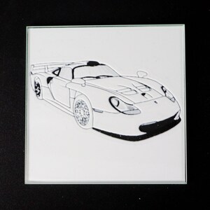 Porsche Coaster Set for Drinks With Holder, Barware, Set of 4 or 6 - Etsy