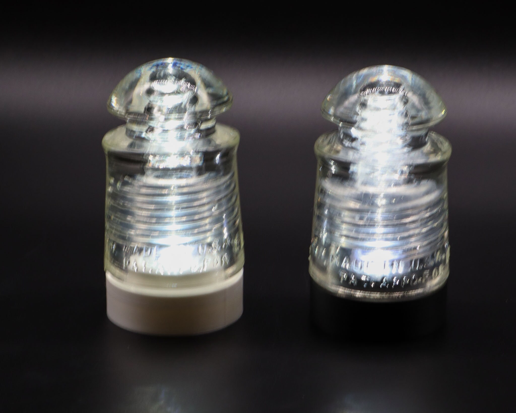Battery Powered Lamp Base for "pyrex C17" Glass Insulators - Etsy