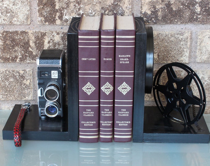 Vintage Camera Bookends DVD Holder Bolex Paillard B8 Double - Etsy