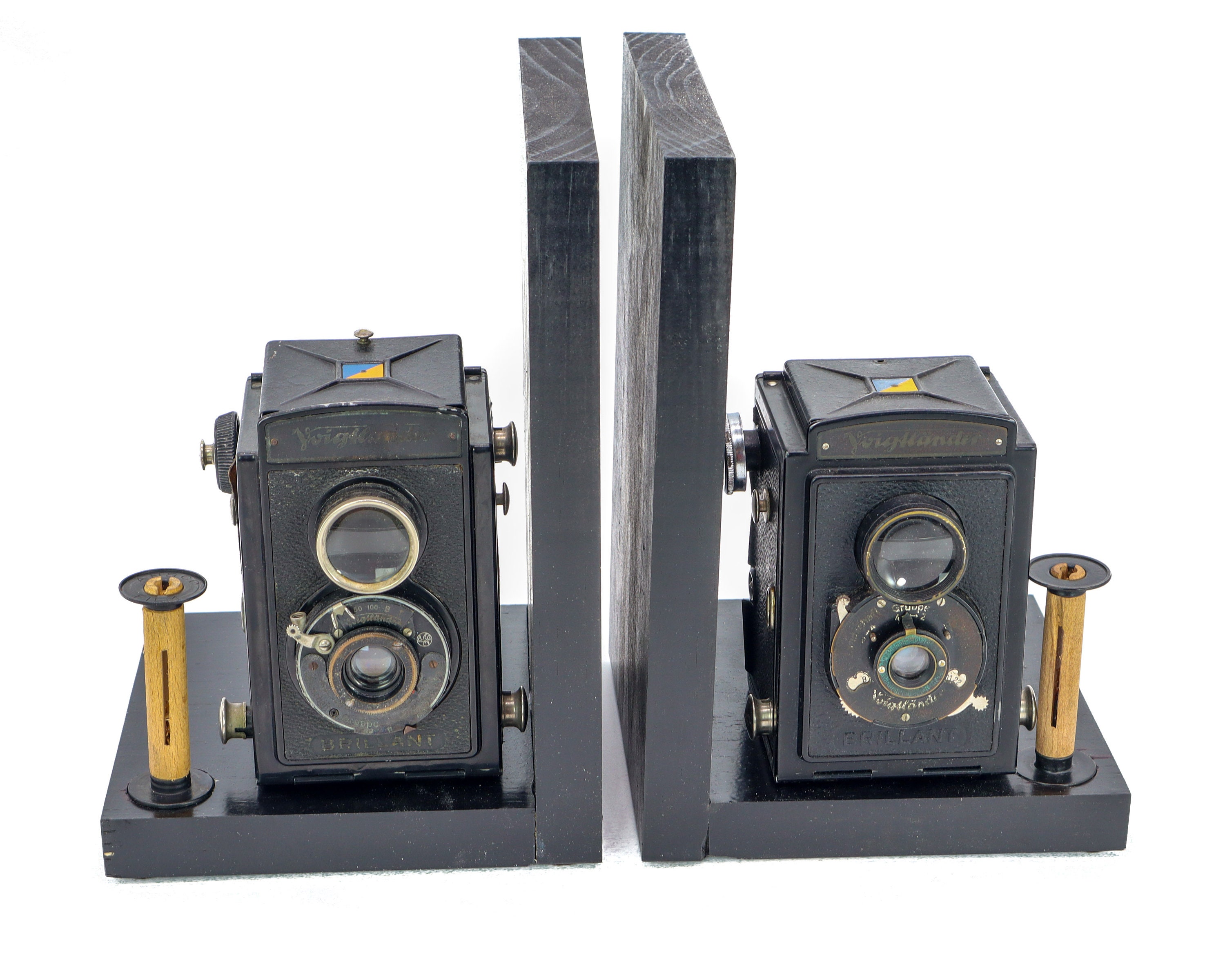 Vintage Voigtländer Camera Bookends: Upcycled Movie Room Decor - Etsy