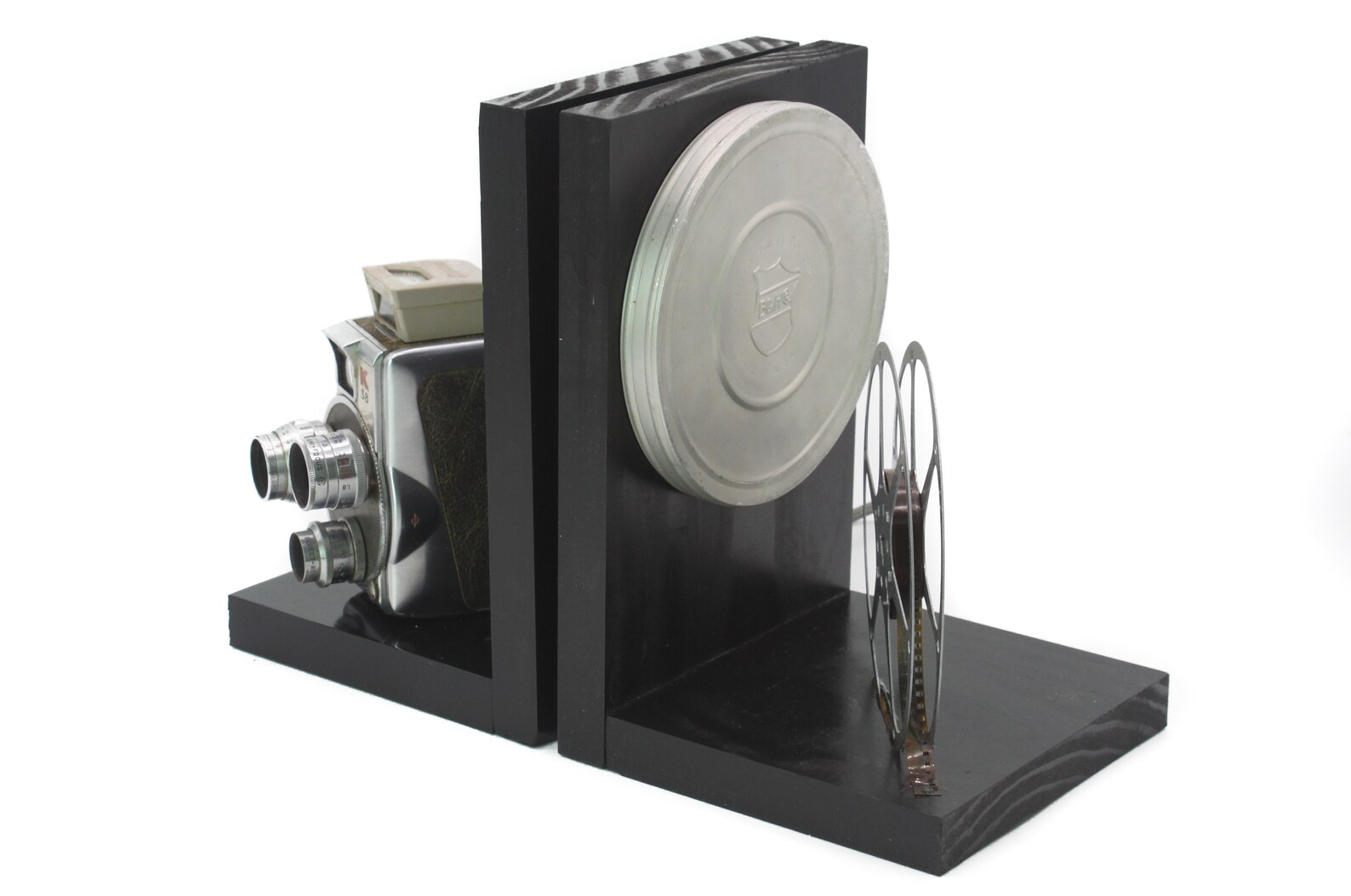 Vintage Camera Bookends DVD Holder Keystone K38 Triple - Etsy