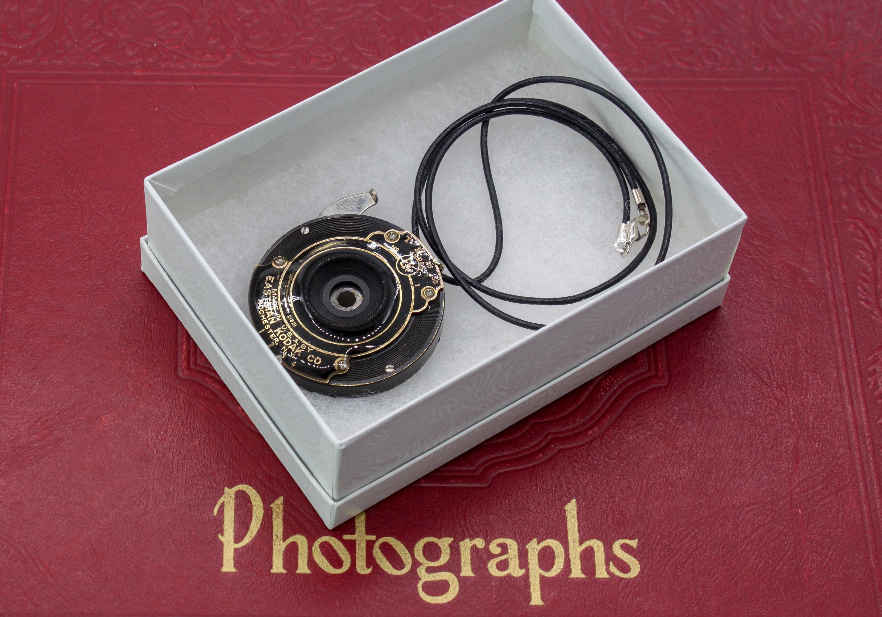 Vintage Camera Lens Pendant Necklace: Upcycled Kodak Steampunk Jewelry ...